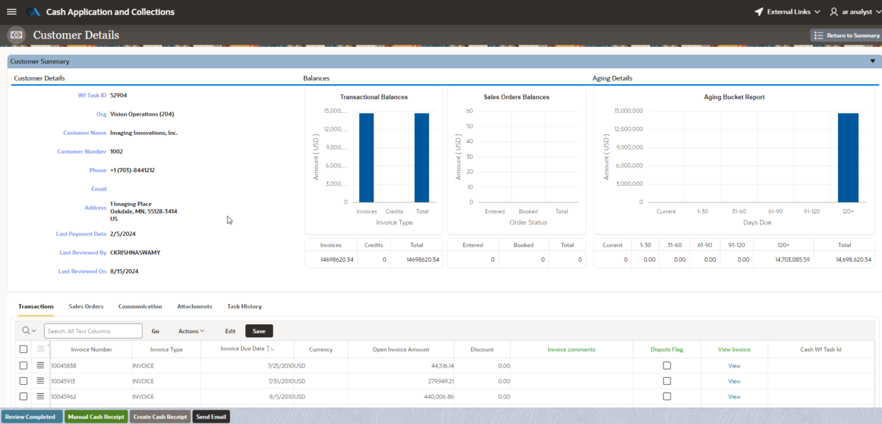 Accounts Receivable Collections Management